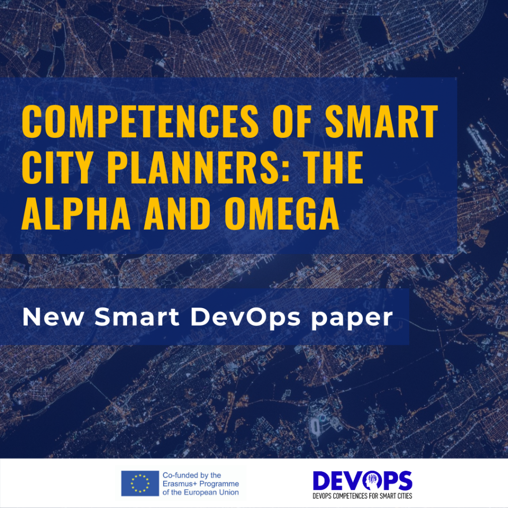 Latest Smart DevOps paper on competences of Smart City planners to be ...